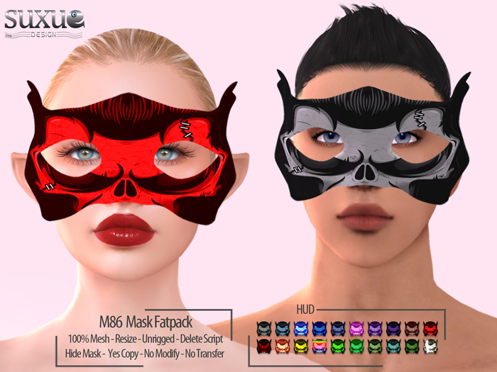 Second Life Marketplace - SuXue - Mask Demo
